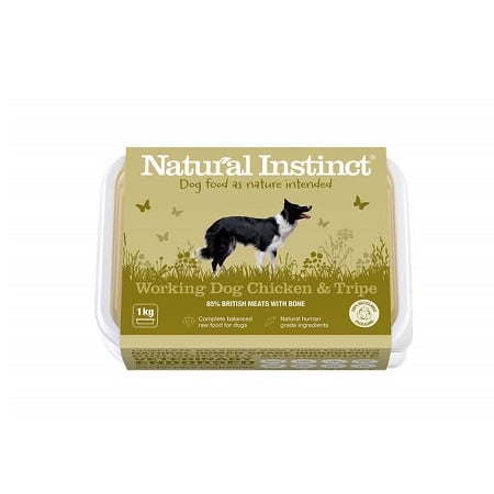 Natural Instinct Working Dog Raw Food Chicken & Tripe | Wadswick ...