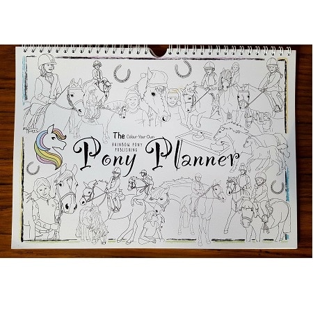 Rainbow Pony Publishing Colour Your Own Pony Planner | Wadswick Country ...