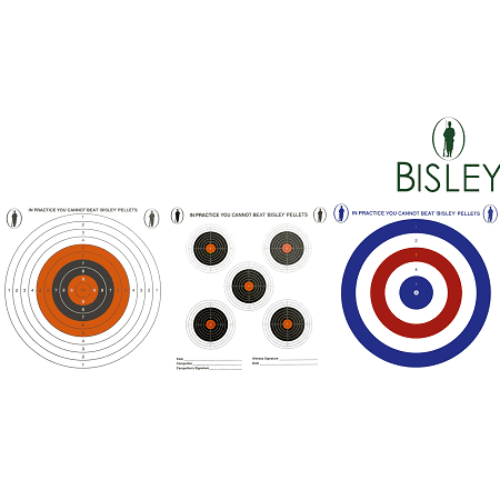 Bisley Coloured Targets (25 Pack) | Wadswick Country Store