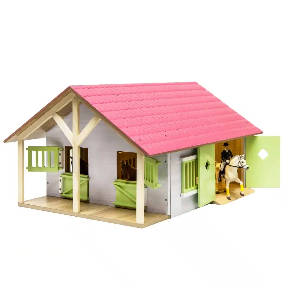 Kids Globe Horse Stable With 2 Stalls And Storage | Wadswick