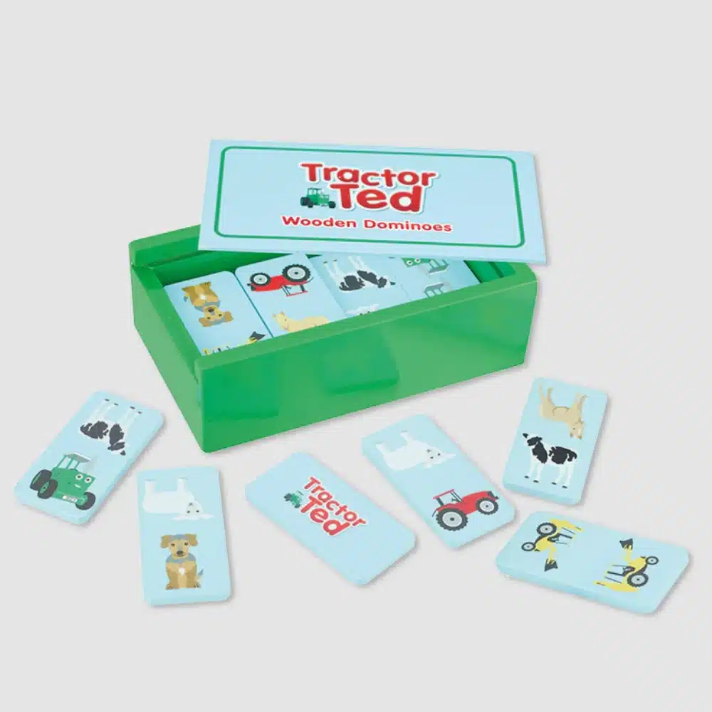 Tractor Ted Wooden Farm Dominoes | Wadswick Country Store