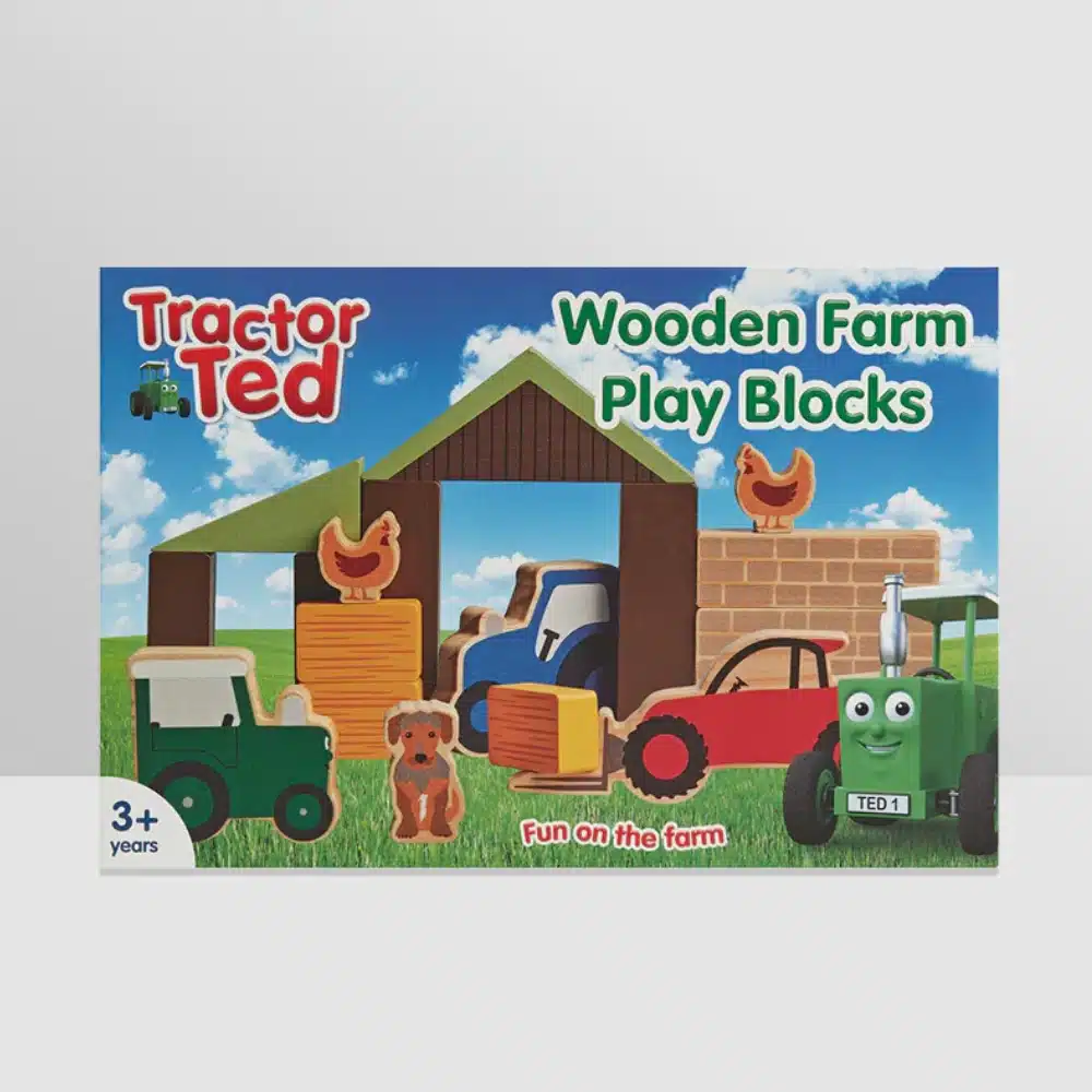 Tractor Ted Wooden Farm Play Blocks | Wadswick Country Store