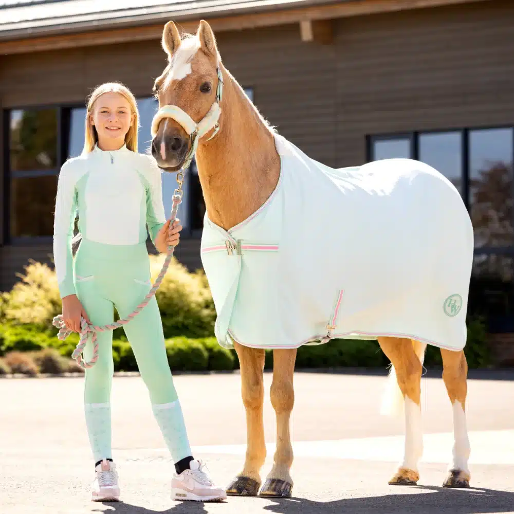 LeMieux X Harlow Pony Fleece Rug Softmint | Wadswick
