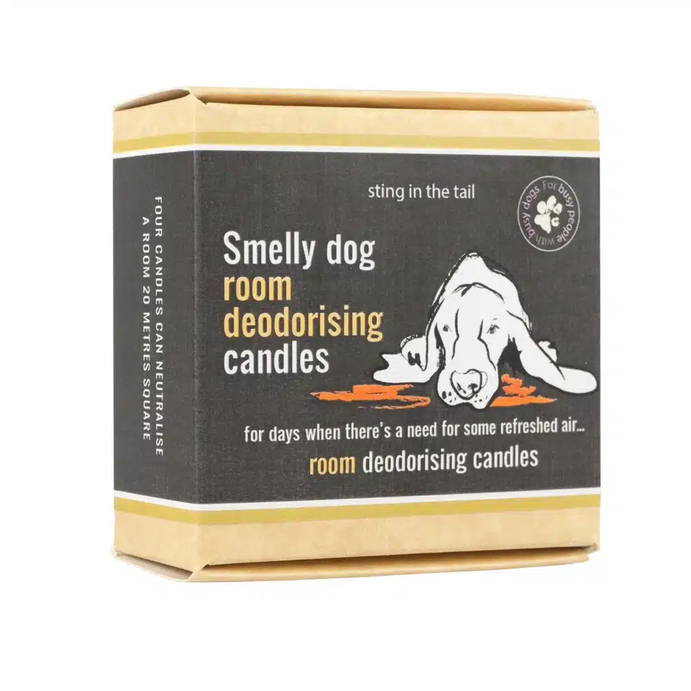 Sting In The Tail Smelly Dog Room Deodorising Tealights | Wadswick ...