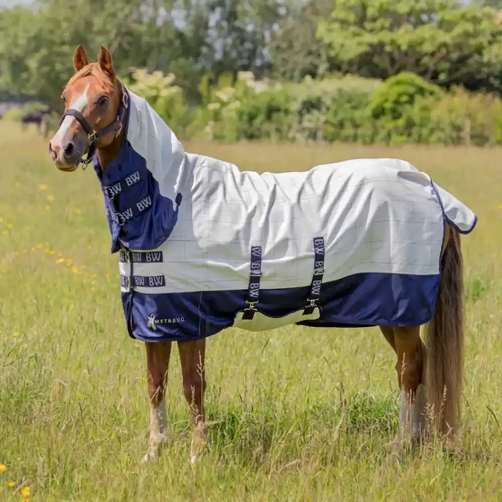 Bridleway Metabug Summer Combo Fly Rug White | Wadswick
