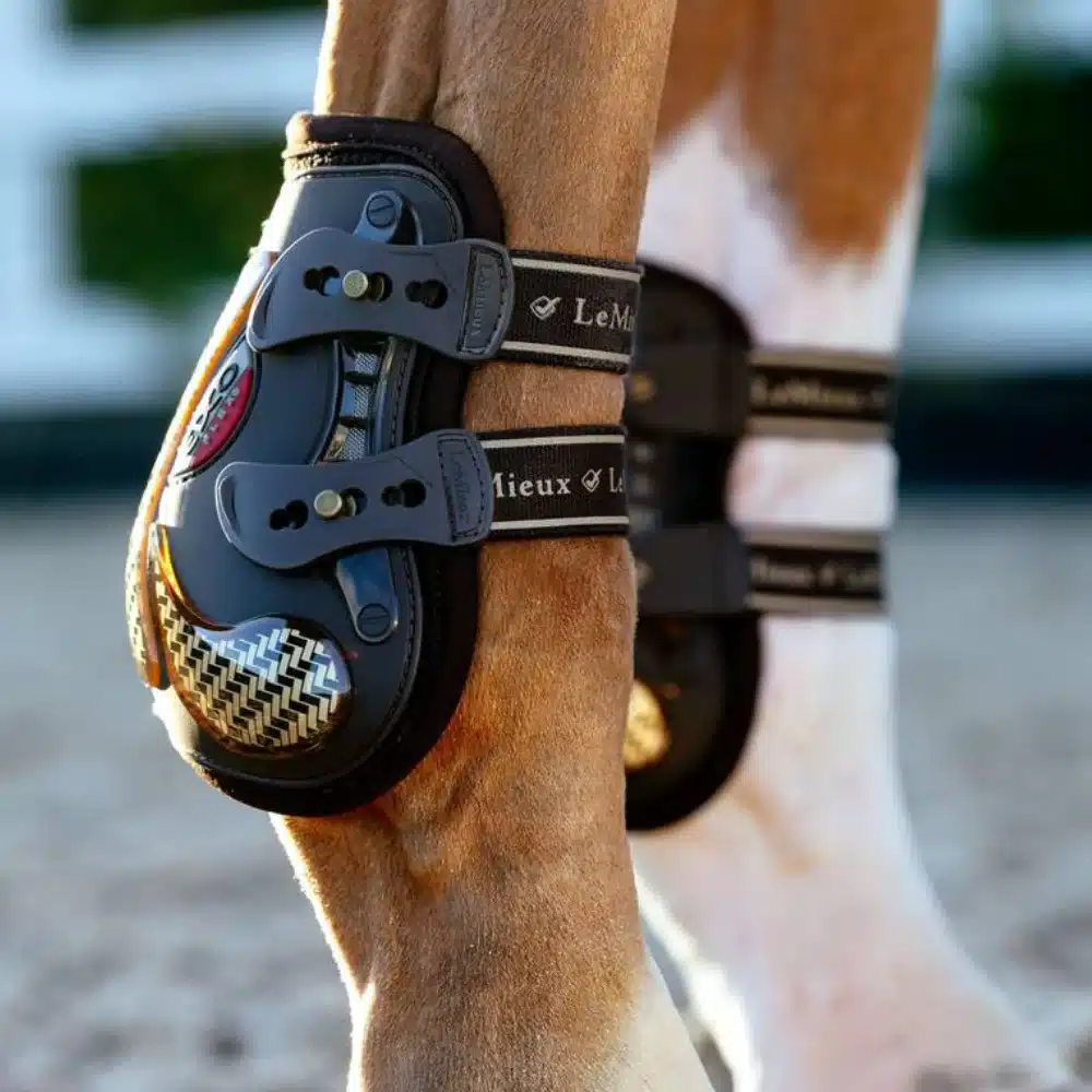 LeMieux Exo-Flex® Ankle Fetlock Boot Black/Silver | Wadswick