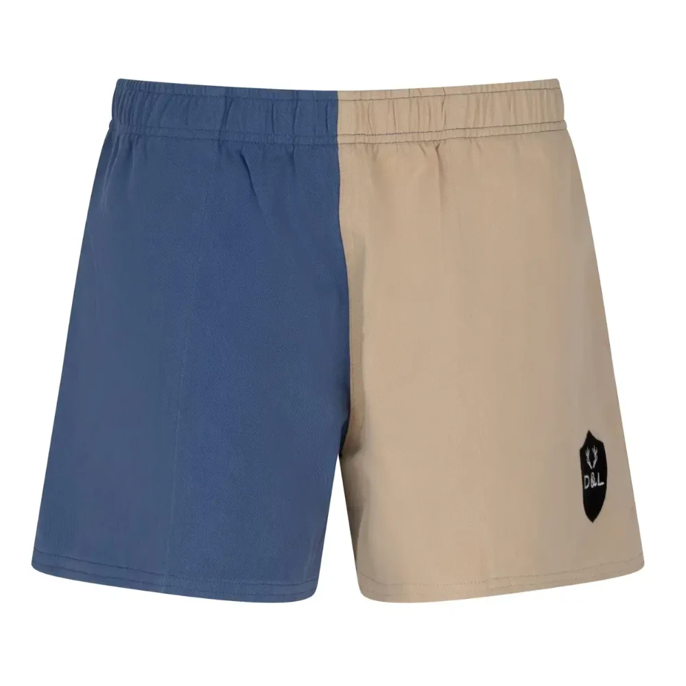 Digby & Litten Unisex Cream & Blue Shorts | Wadswick Country Store Ltd